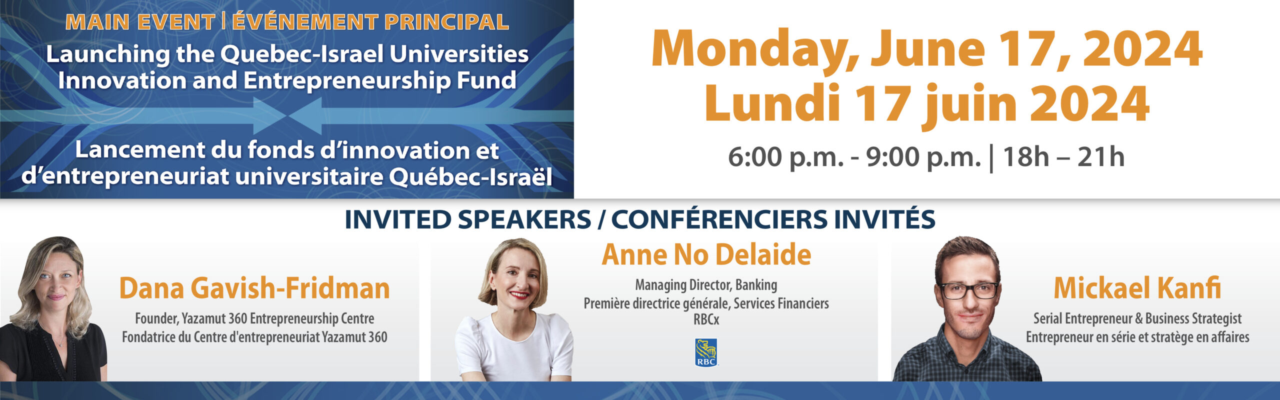 2024 Main Event: Launching the Quebec-Israel Universities Innovation ...